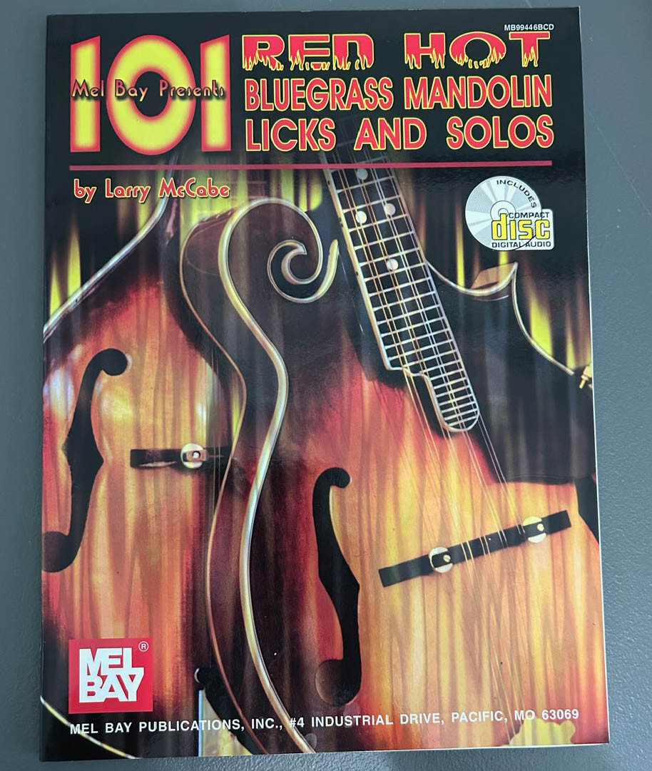 101 Red Hot Bluegrass Mandolin Licks and Solos CD Sheet Music Lesson ...