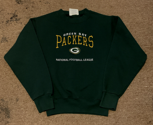 Vintage Lee Sports NFL Green Bay Packers Crewneck Sweatshirt Boys size ...