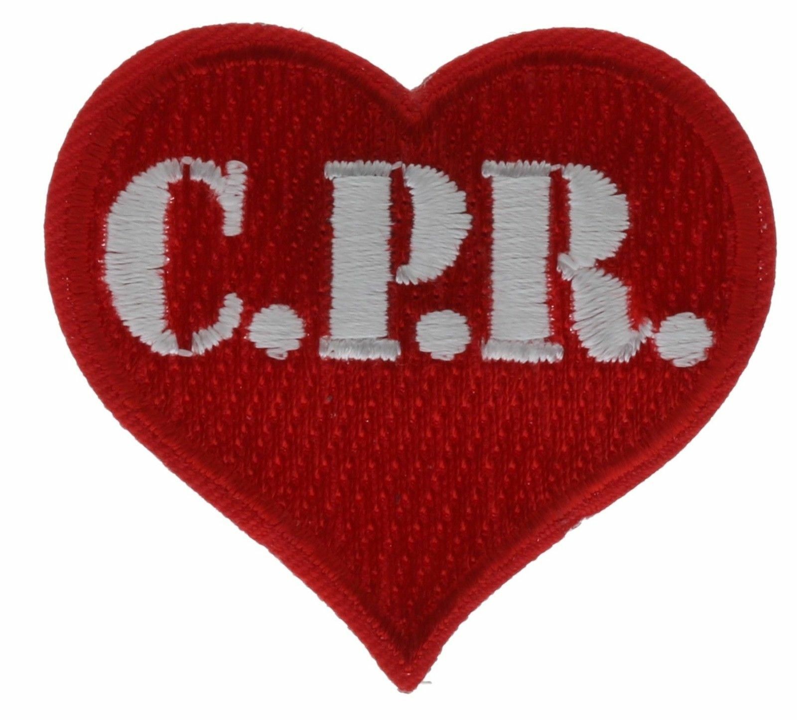 Red Heart CPR Badge 2 inch Patch AVA0485 F3D3Q | eBay