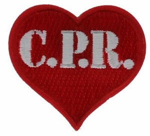 Red Heart CPR Badge 2 inch Patch AVA0485 F3D3Q | eBay