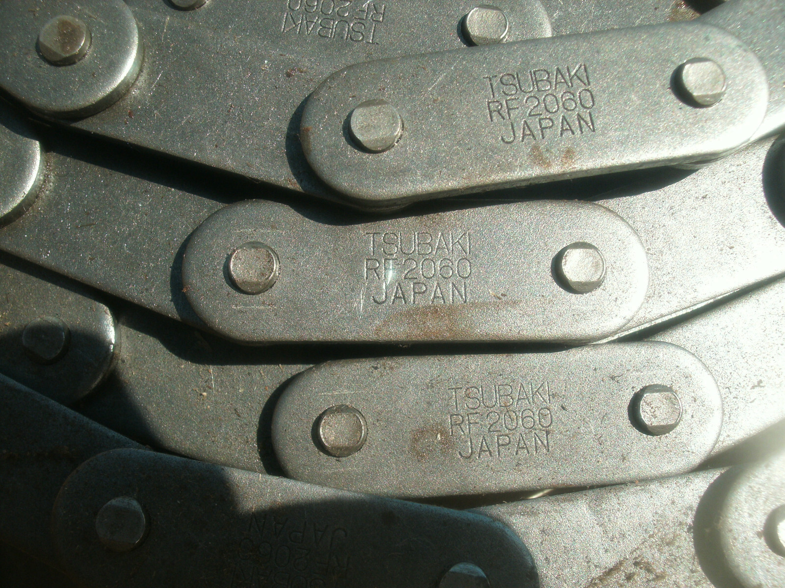 TSUBAKI RF2060 DOUBLE PITCH ROLLER CHAIN W/SK-2 LINKS 42" CENTER 208 ...