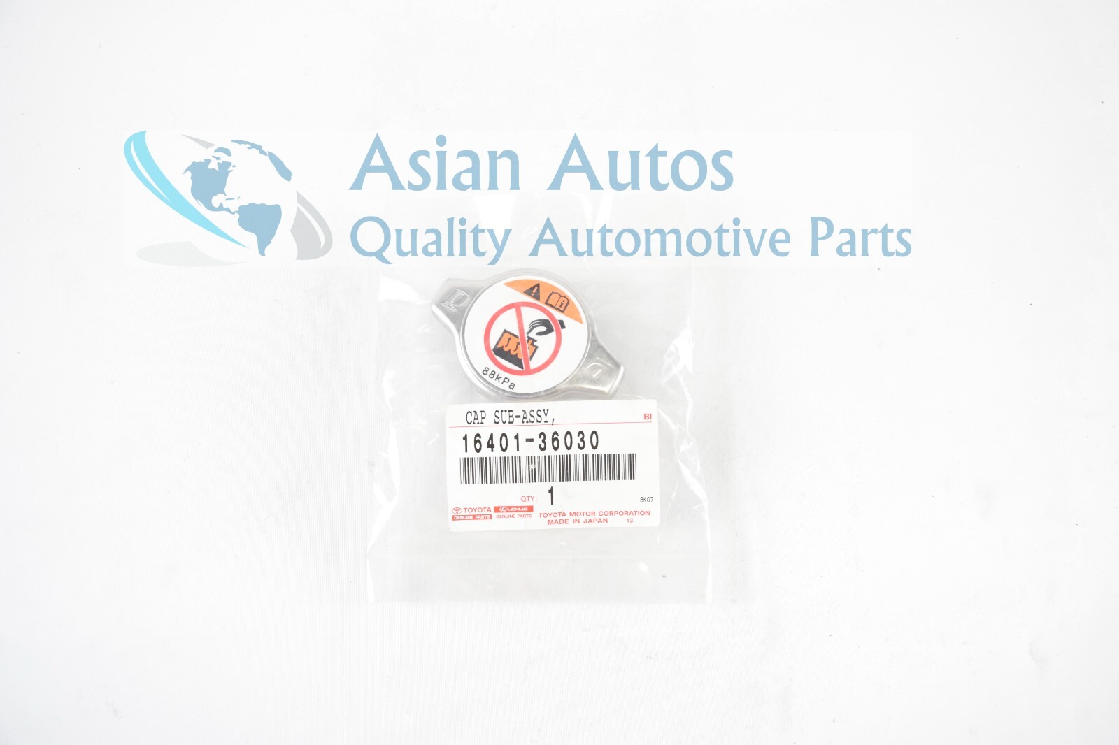 GENUINE TOYOTA CAMRY COROLLA ENGINE COOLANT RADIATOR CAP 1640136030 OEM ...