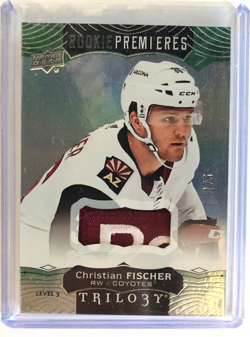2017/18 UD TRILOGY CHRISTIAN FISCHER Rookie Premieres RC SP ROOKIE /5 ...