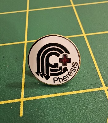 Lapel Pin American Red Cross Pheresis Blood Phlebotomy Brooch Hat Tack ...