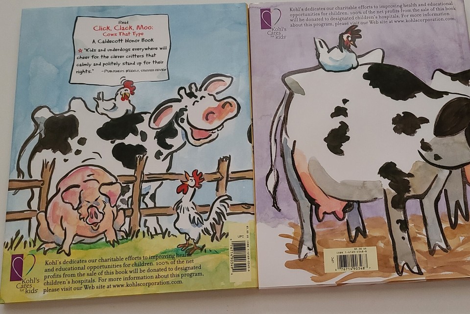 Click Clack Moo Cows That Type & Giggle Giggle Quack, Doreen Cronin ...