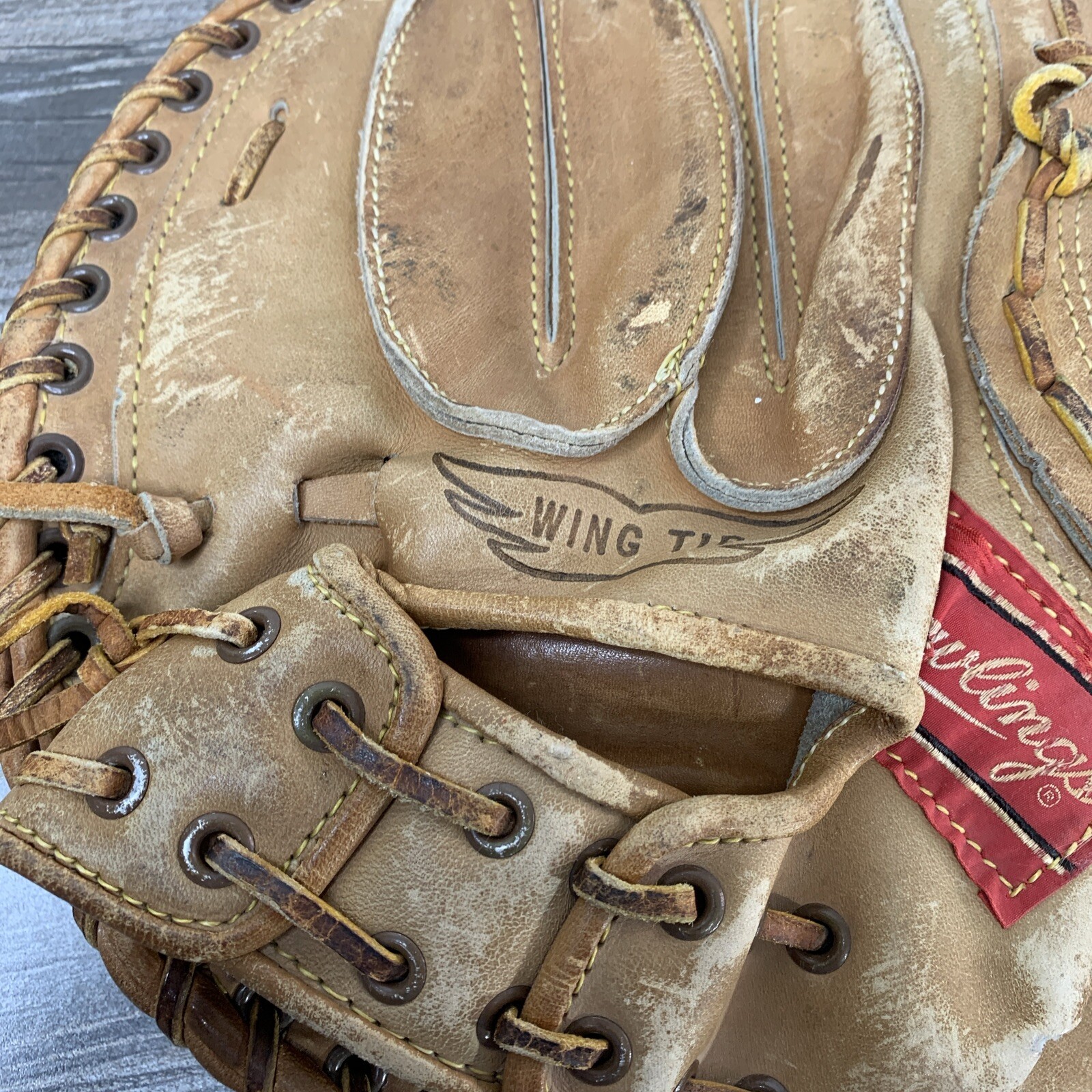 Vintage Rawlings Heart of the Hide HOH Catchers Mitt Johnny Bench Glove ...