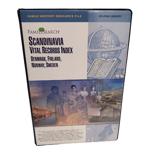 Family History Vital Records Index CDs Scandinavia Denmark Finland ...