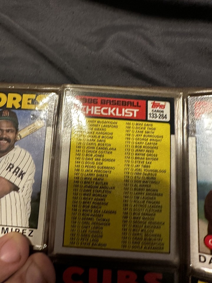 1986 topps baseball complete set binder | eBay