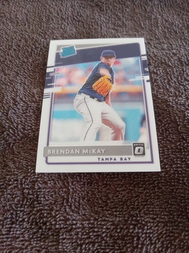 2020 Donruss Optic Rated Rookie Brendan McKay Tampa Bay Rays Baseball ...