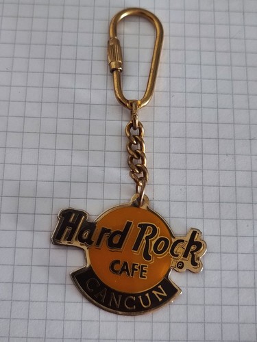 Hard Rock Cafe CANCUN Keychain Schlusselanhanger Made in Taiwan Selten ...