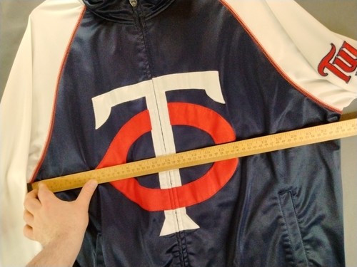 Majestic Jacket Minnesota Twins Homebase Collection Mens 2XL Blue Full ...