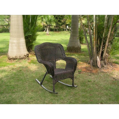 Resin Wicker Camel Back Rocking Chairs (Set of Two) 700493932085| eBay