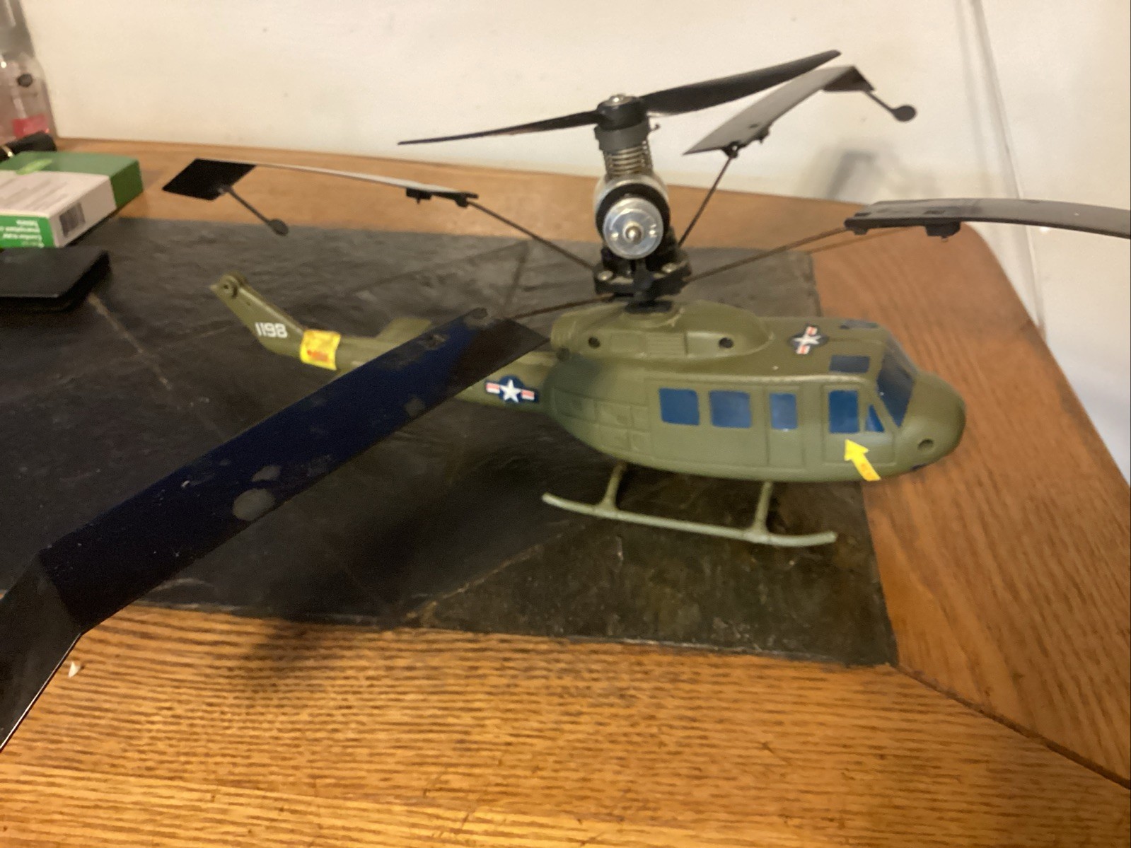 COX Attack Cobra Free Flight Helicopter U.S.M.C Marines Engine Turns ...