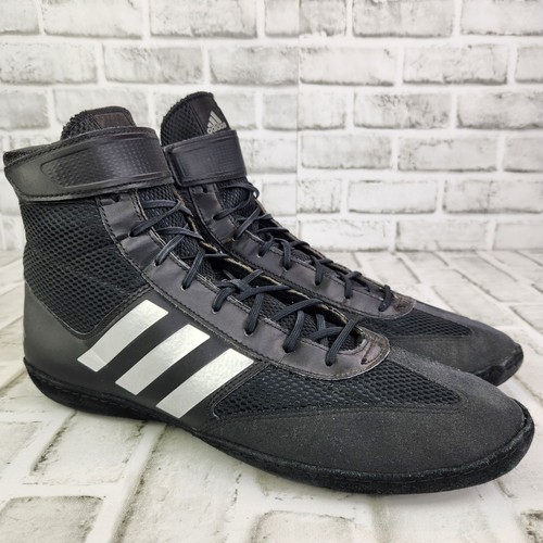 Adidas Combat Speed 5 Men's Sz 13 Black Silver Wrestling Boxing MMA ...