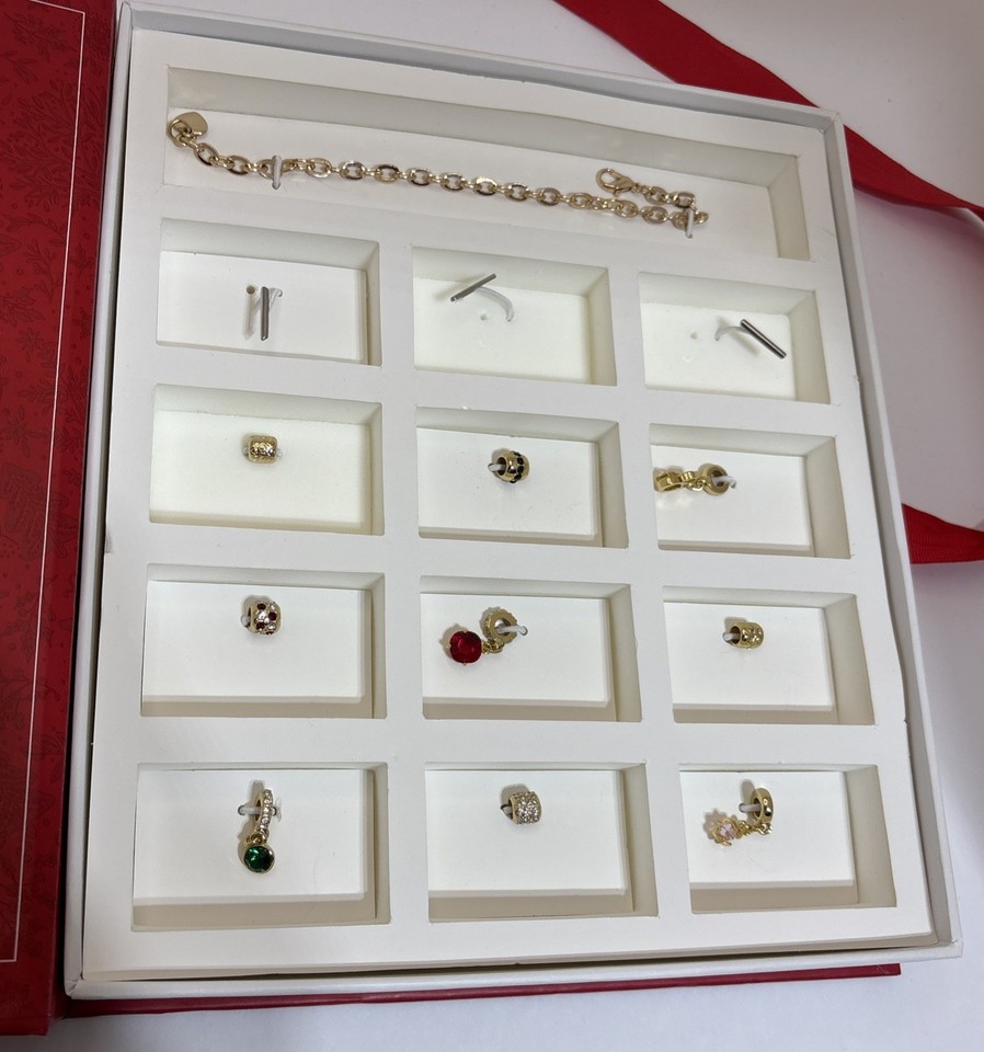 Talbots Charm Bracelet Gift Set 12 Days Of Christmas Bracelet Gift Set ...