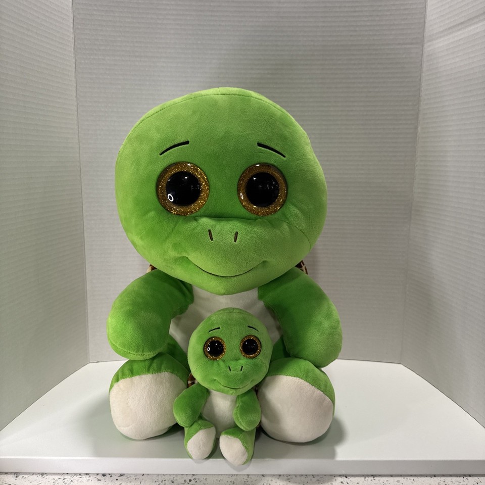 TY Beanie Boos - “TURBO the Green Turtle” (RARE LARGE SIZE - 17 inch ...
