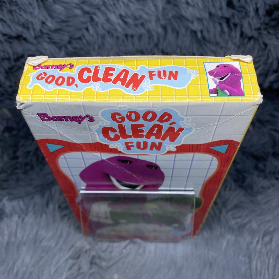 Barney & Friends Good Clean Fun VHS Tape 1998 Video PBS Kids RARE ...