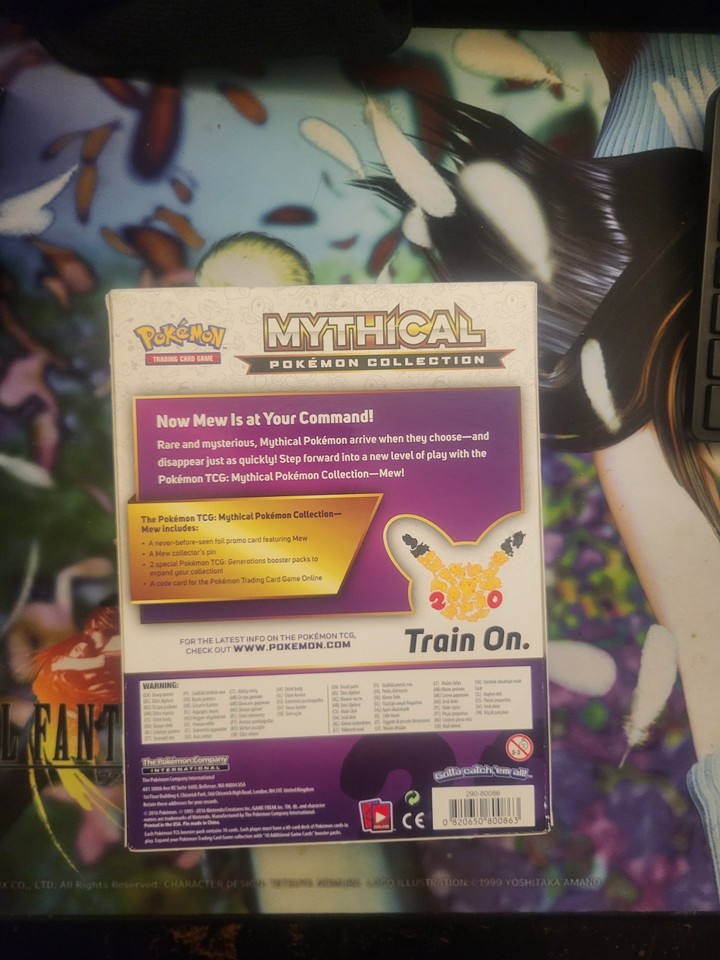 Pokemon 2016 XY Generations Mew Mythical Pin Collection Box Sealed | eBay
