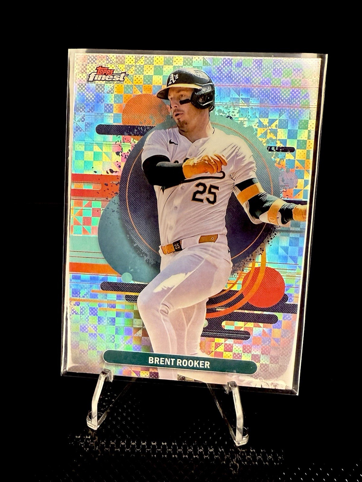 Brent Rooker 2025 Topps Finest #298 Base Rare - Refractor Price Guide ...