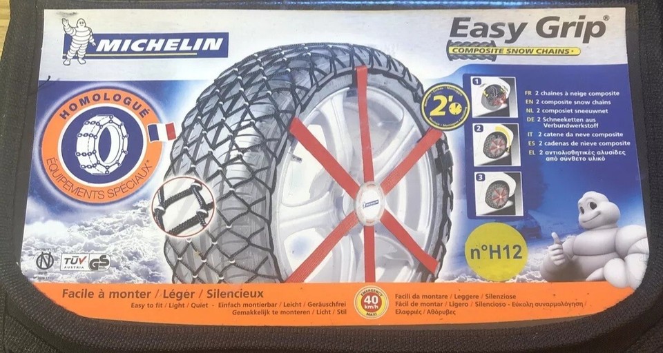 MICHELIN 7904 Easy Grip Snow Chains H12 | eBay UK