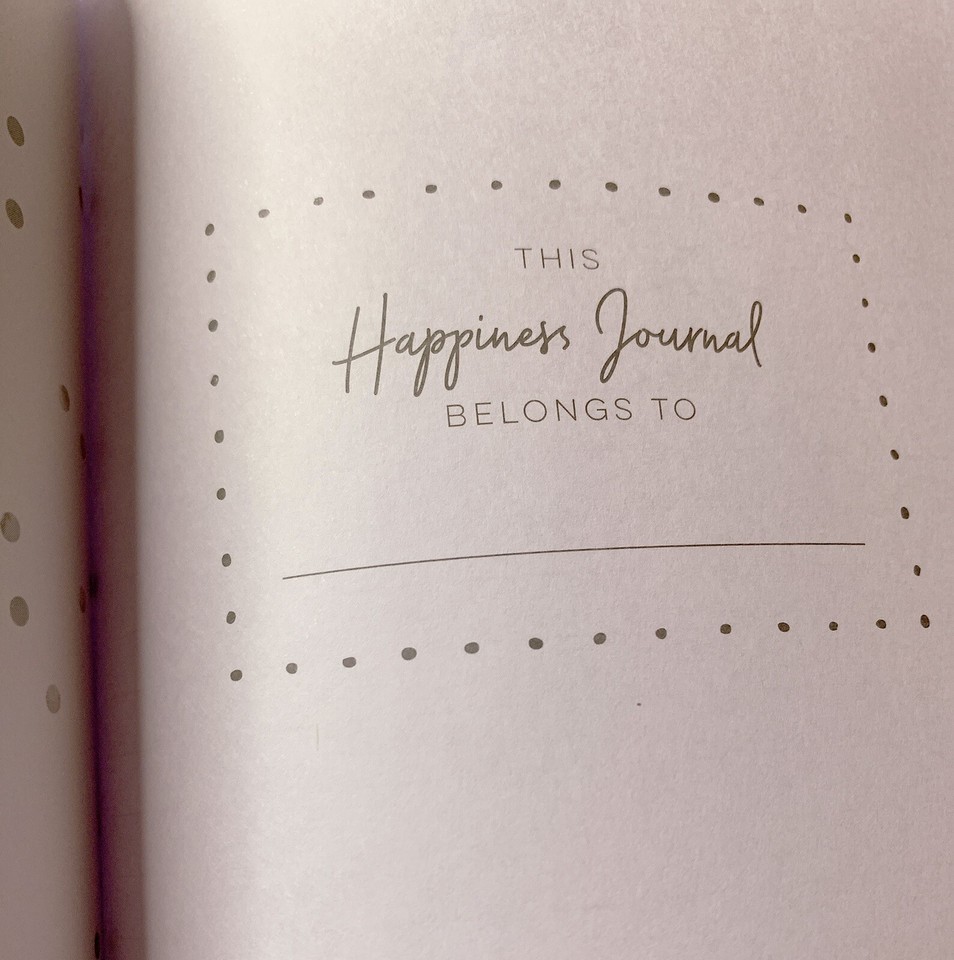 Eccolo A5 Guided Happiness Journal Notebook 256 Lined Pages Hardcover ...