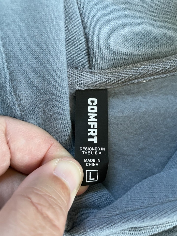 Comfrt Clothing Signature Fit Large Hoodie | eBay