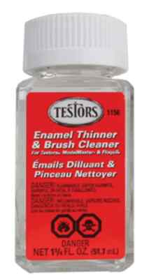 Testor Corp ~ Model Master Enamel Thinners ~ Clear ~ 1.75oz 51.8mL ...