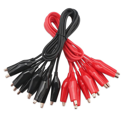 Crocodile Clips, 10 Pcs Small Alligator Clips with Wires Electrical ...