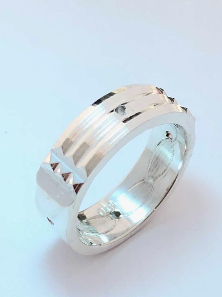 Atlantis Ring Silver Shine (Anillo Atlante) 970 Silver/Plata 6mm Wide ...