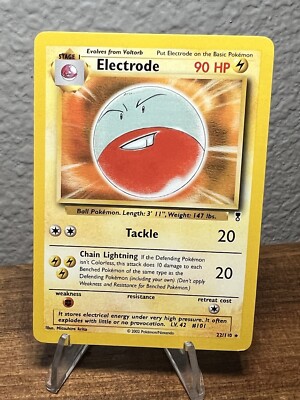 Electrode 22/110 Regular Rare - Pokemon Legendary Collection Vintage ...