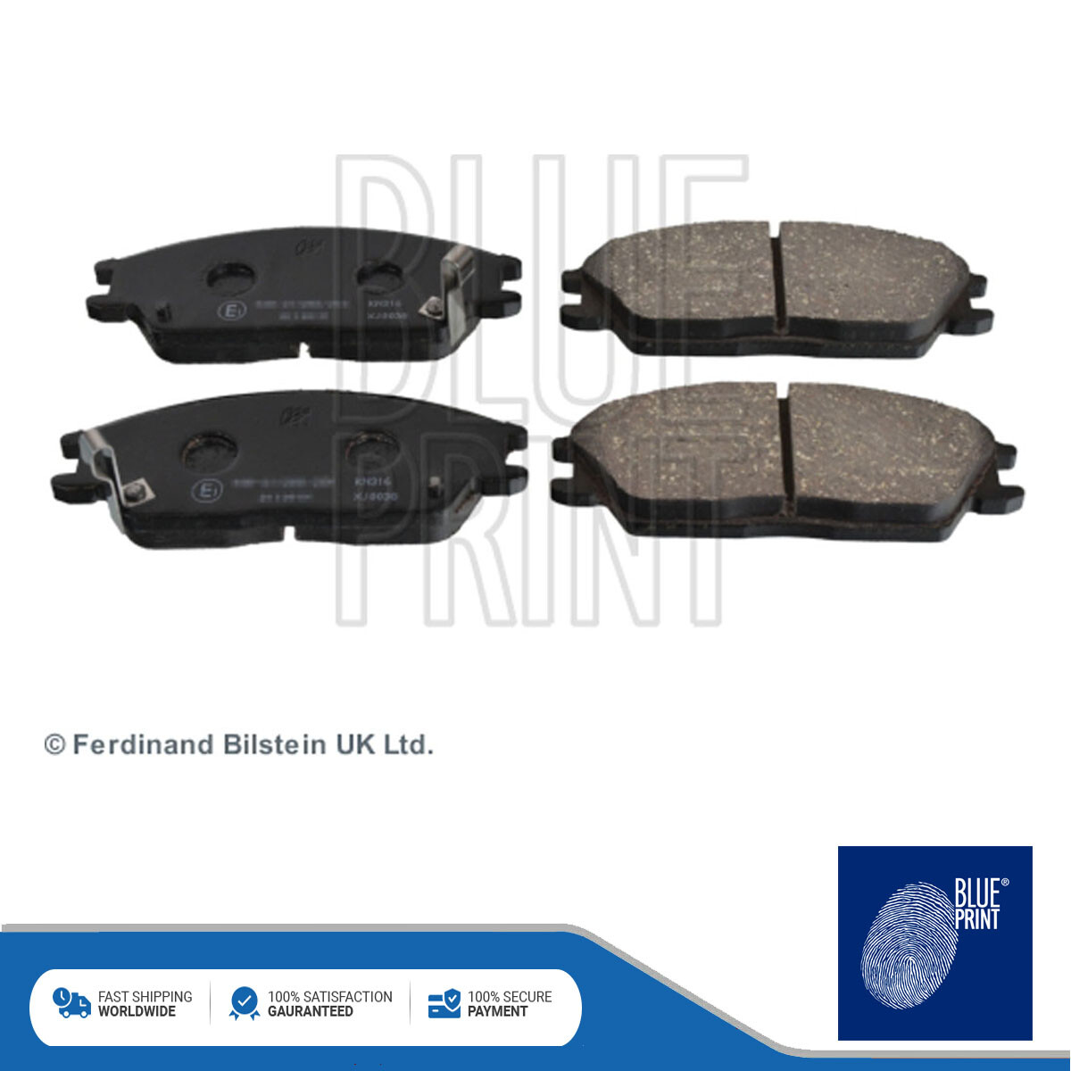 Fits Hyundai Getz 2002-2010 Accent 1991-2010 Brake Pads Set Blue Print ...