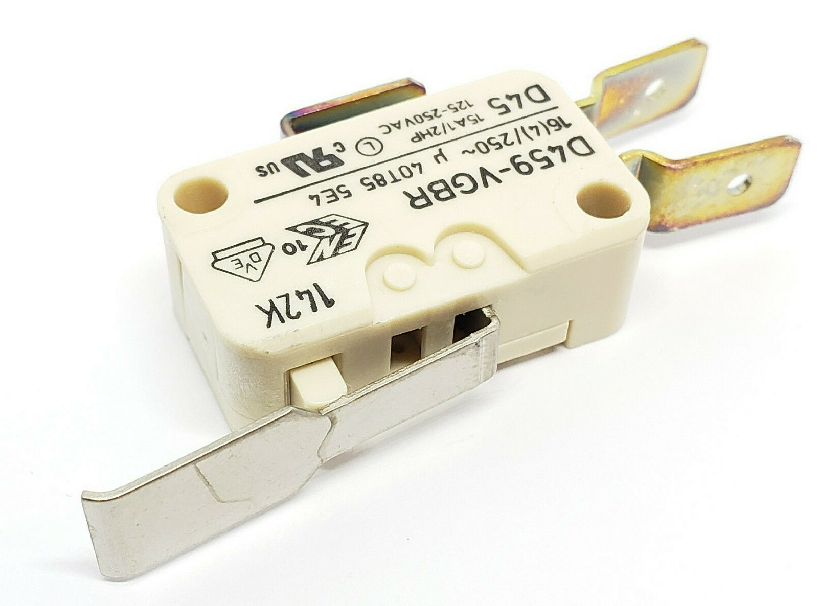 Cherry Electric Microswitch SPDT 15A 250v, Lever Action 250VAC - D459 ...