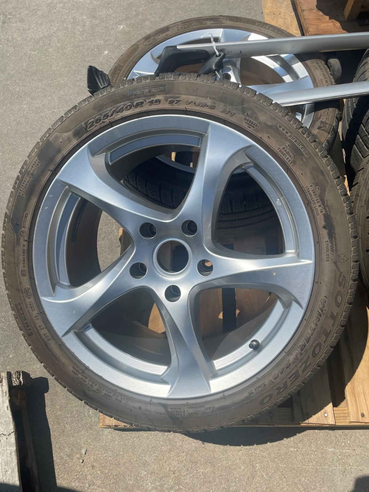 Vintage ZCW Wheels & Tire Set - 18 X 10 - Set of 4 - From a 997 Porsche ...