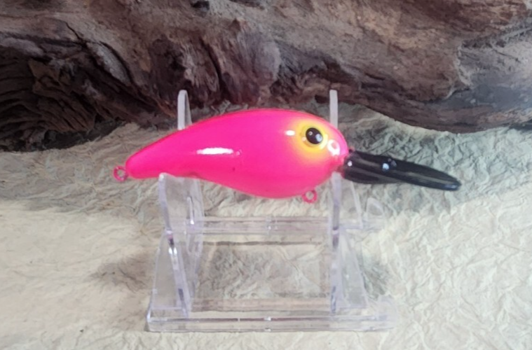 Custom painted 55 rock crawler crankbait (PINK BANDIT) | eBay