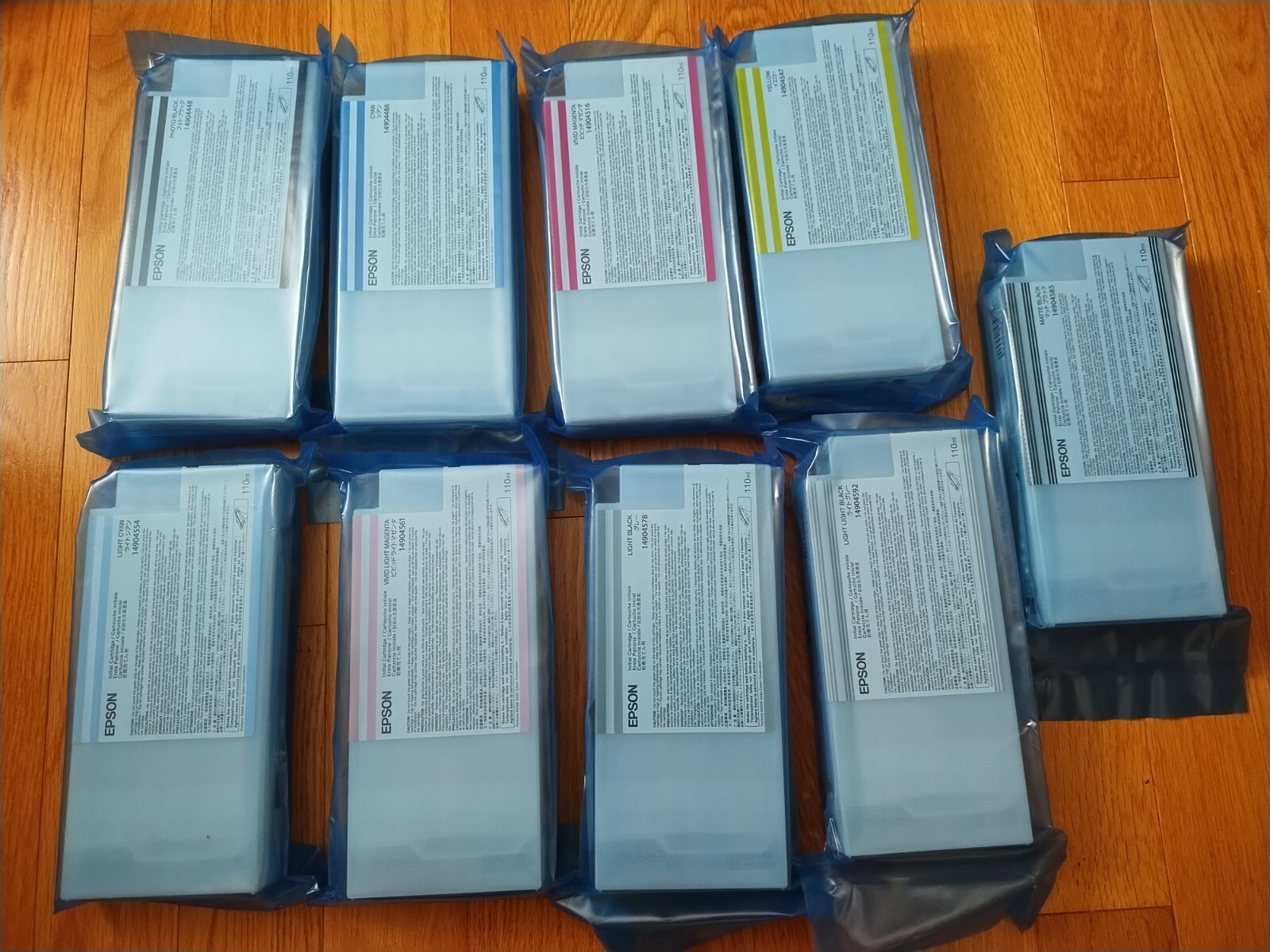 GENUINE SET 9 EPSON 110ML INITIAL STARTER INK STYLUS PRO 7900 9900 7890 ...