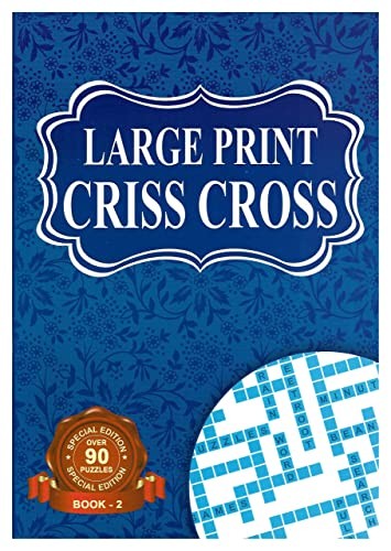 WF Graham Large Print A5 Criss Cross Puzzle Books for Adults and Teens ...