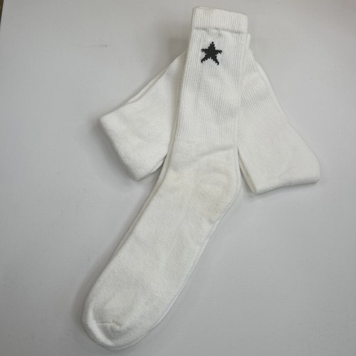 NOS VTG Converse All Star Socks 3 Pack XL 90s USA MADE White Black 13 ...