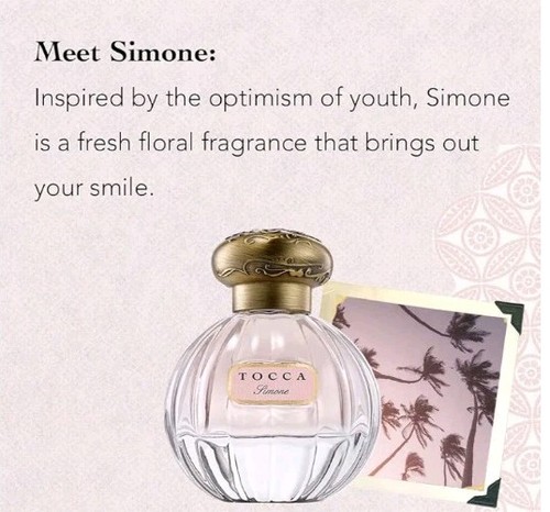 TOCCA MINI PERFUME SIMONE EAU DE PARFUM 0.17 OZ NO BOX | eBay