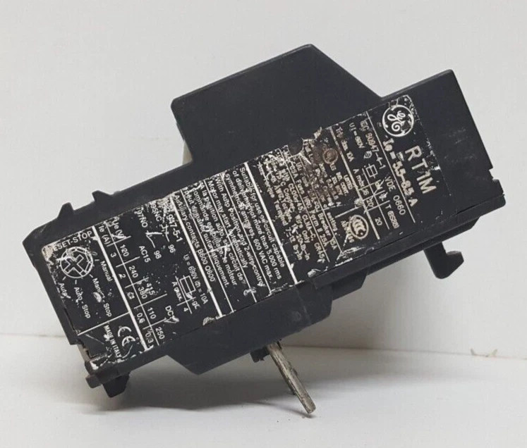 Relè Di Sovraccarico GENERAL ELECTRIC RT1M Gamma 5.5-8.5A | eBay