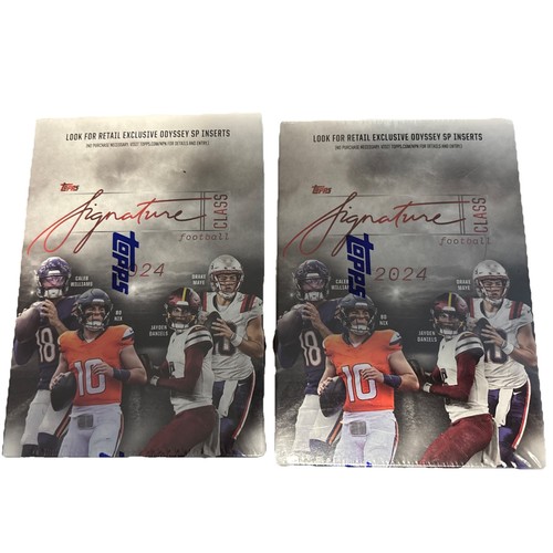 2024 Topps Signature Class Football Factory Sealed Blaster Box- 🔥LOT OF ...