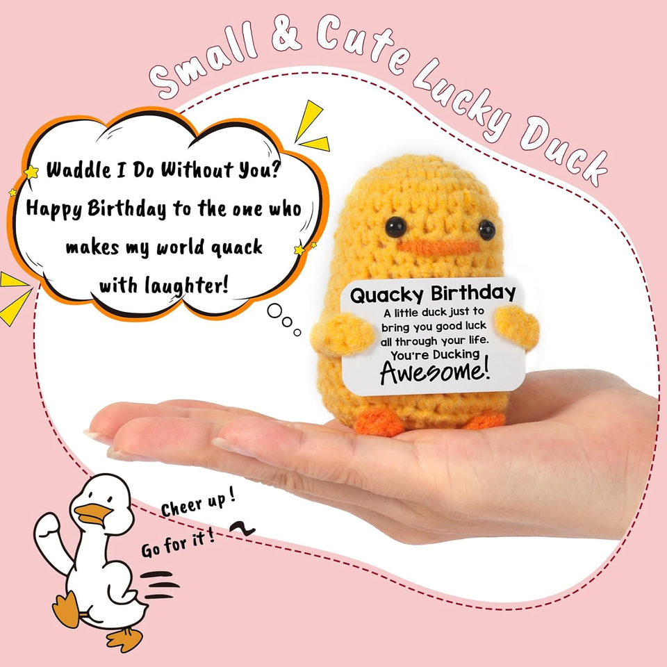 Birthday Gifts for Women Men - Quacky Birthday, You Are Awesome Happy ...