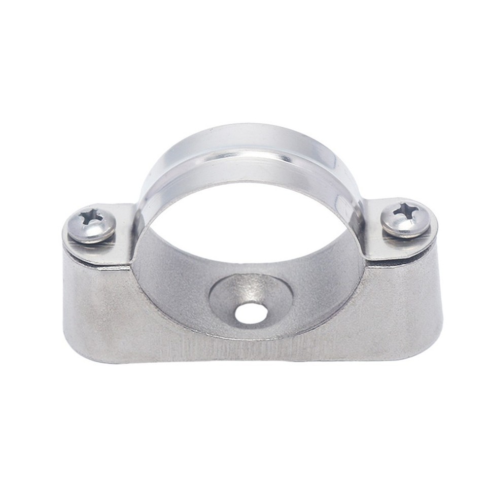 Stainless Steel Pipe Bracket Clamp Set for Electrical and Home Projects ...