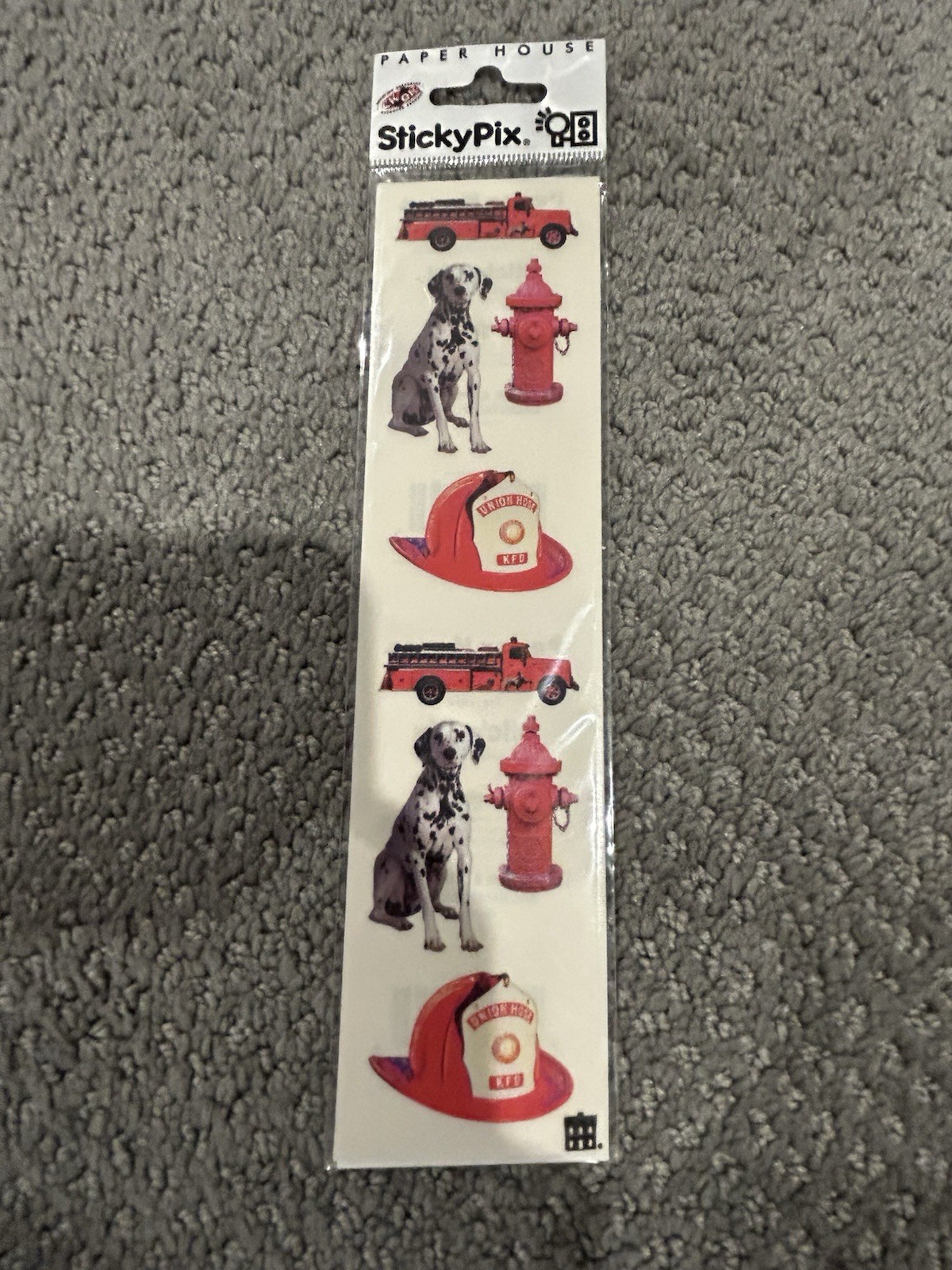 Unopened Rare Vintage Paper House Sticky Pix Stickers 3 Sheets Cute ...