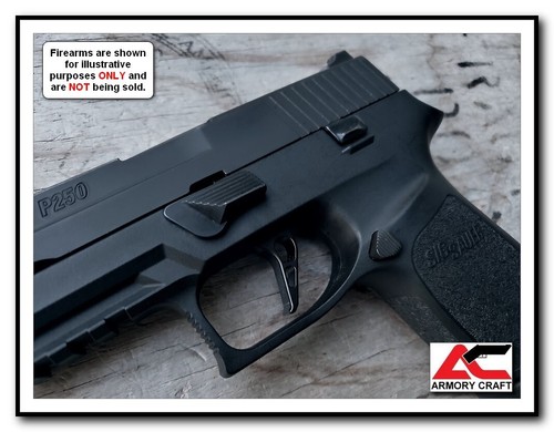 Premium Adjustable Flat Trigger For Sig Sauer P250 by Armory Craft | eBay