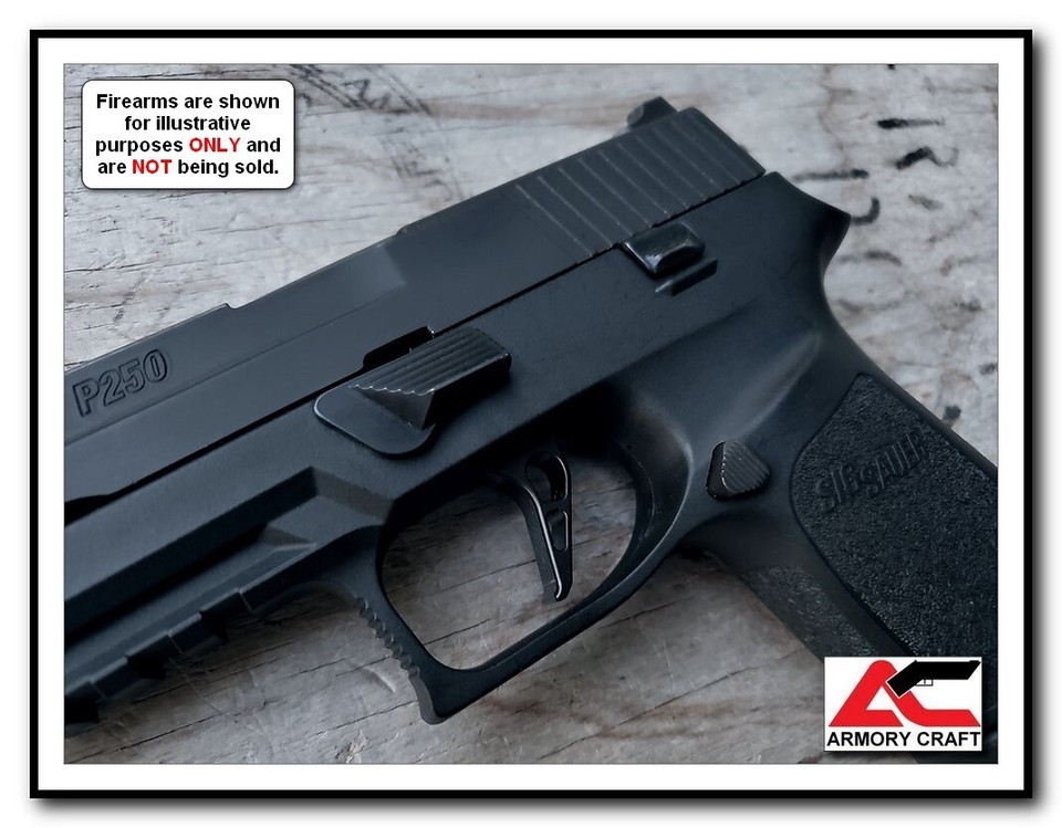 Premium Adjustable Flat Trigger For Sig Sauer P250 by Armory Craft | eBay