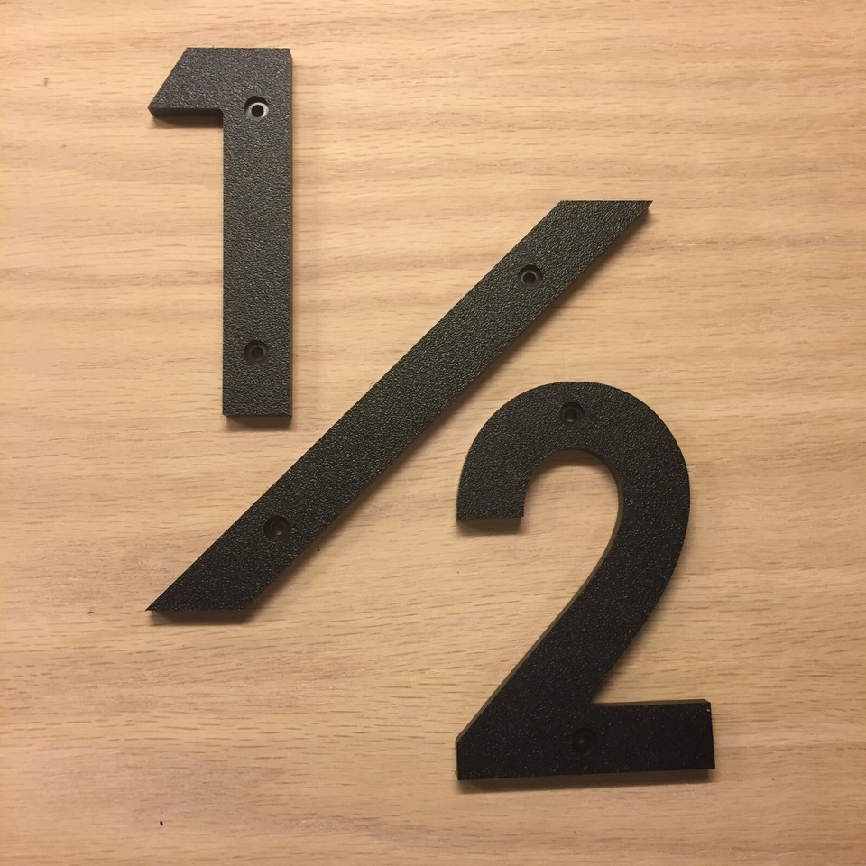 8 inch Modern House Address Numbers Letters, color choices | eBay