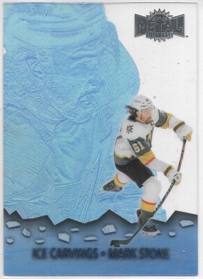 2021-22 Metal Universe MARK STONE Ice Carvings Acetate Insert No. IC-8 ...