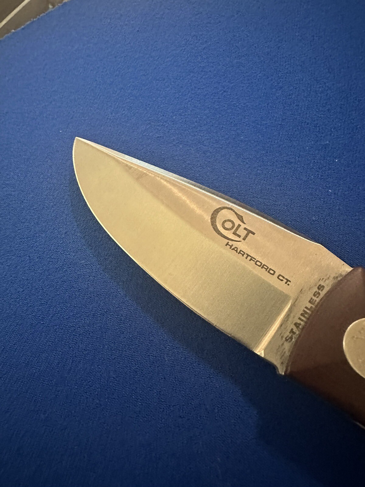 Vintage Colt Folding Knife~ Original Brown Box~ Original Sheath~SWEET ...