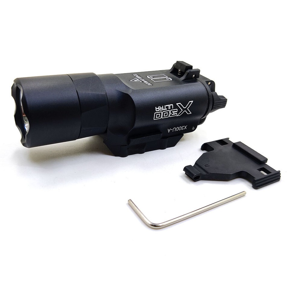 X300U Ultra LED Tactical Flashlight 20mm Picatinny Rail Torch For Rifle ...