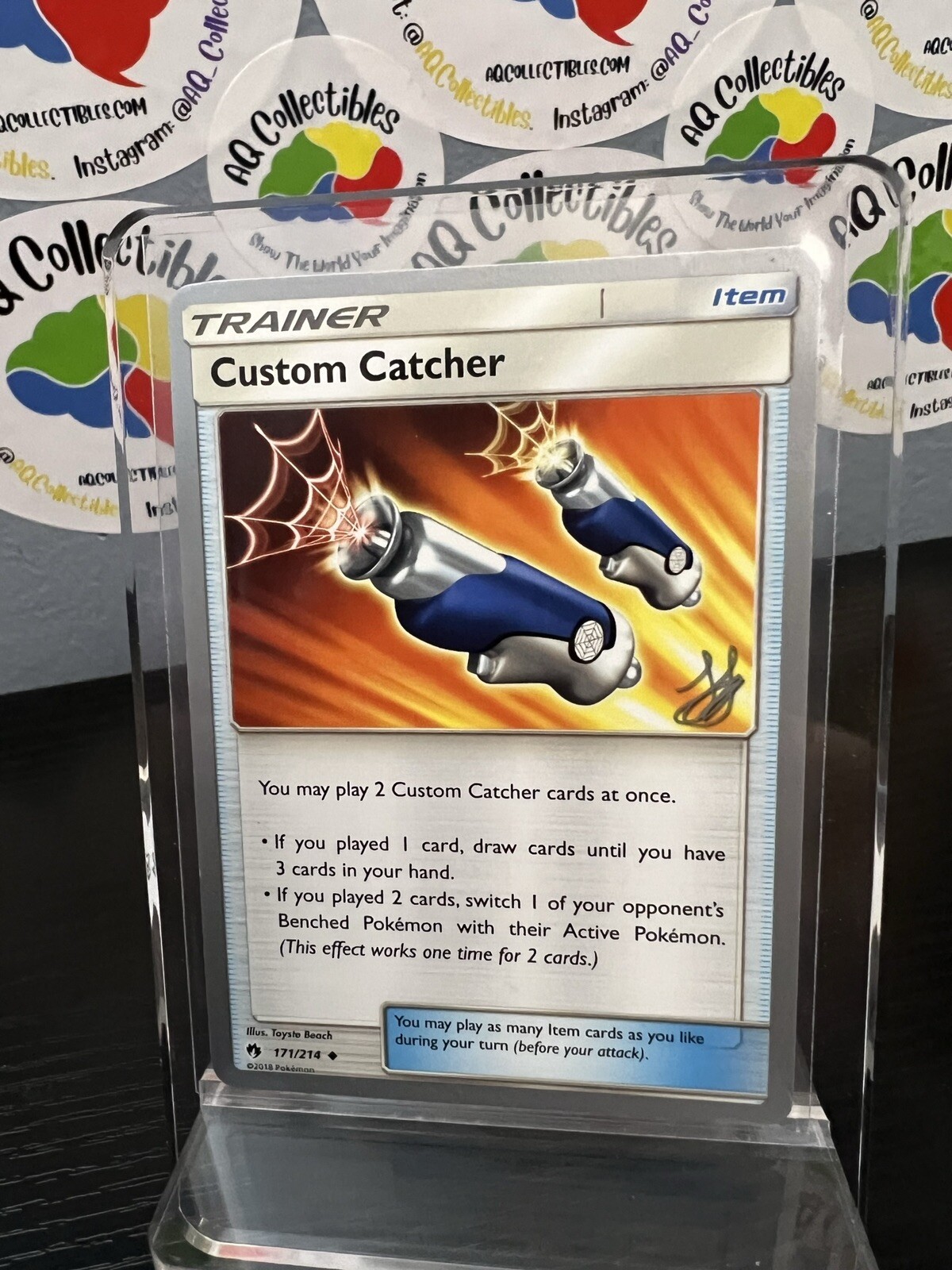 Pokémon TCG Custom Catcher World Championship Deck 2019 171/214 Regular ...